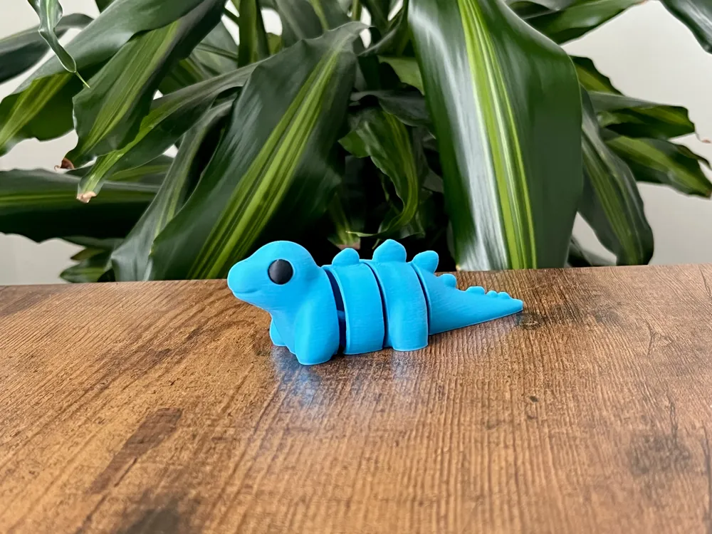 Cute Articulated Baby Stegosaurus Dino - Free 3D Print Model - MakerWorld