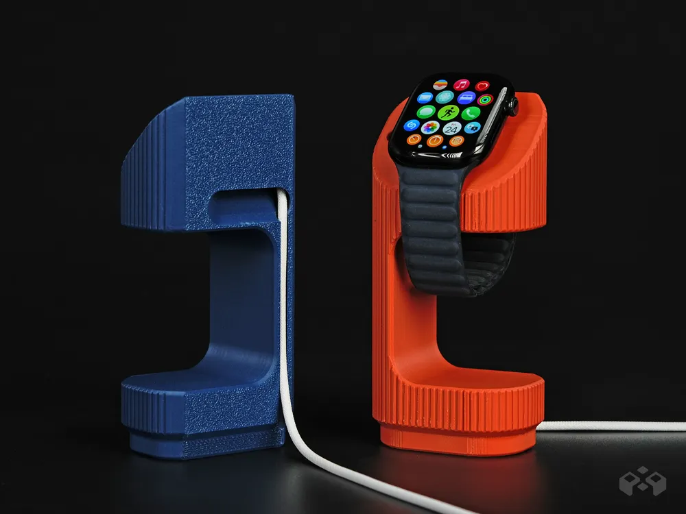 Apple Watch Charger Stand – Column Design - Free 3D Print Model ...