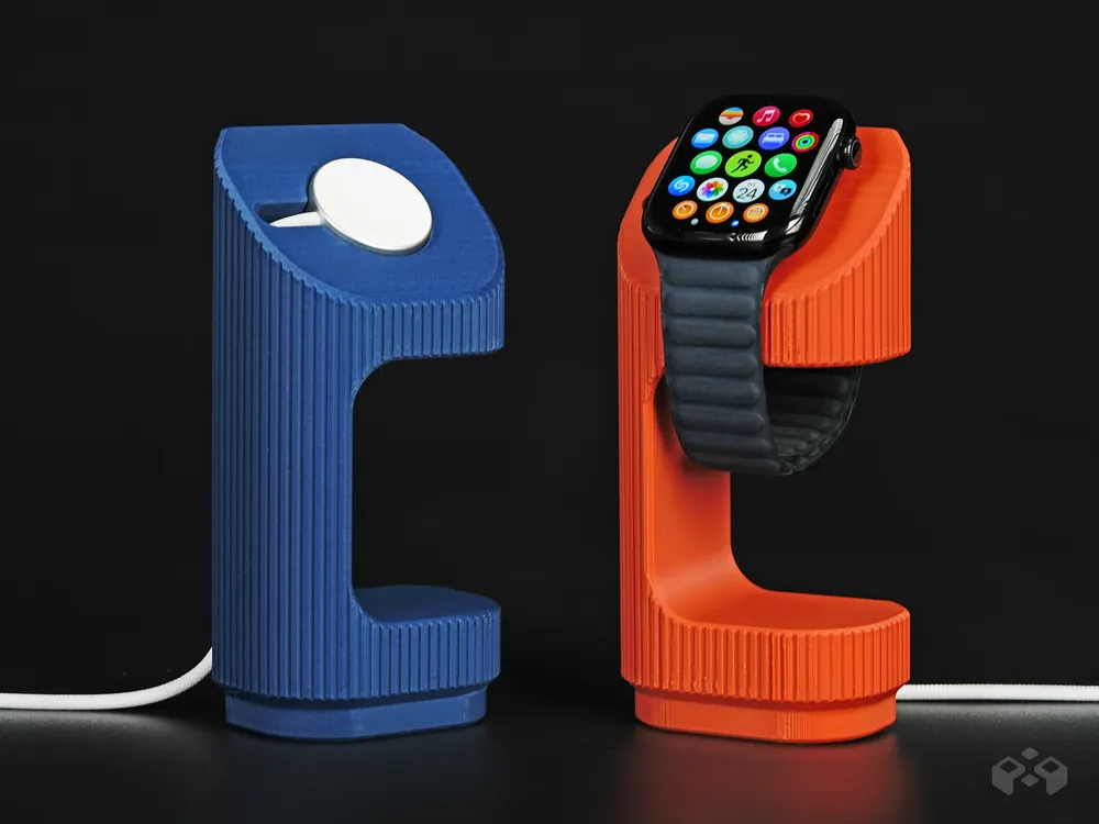Apple Watch Charger Stand – Column Design - Free 3D Print Model ...
