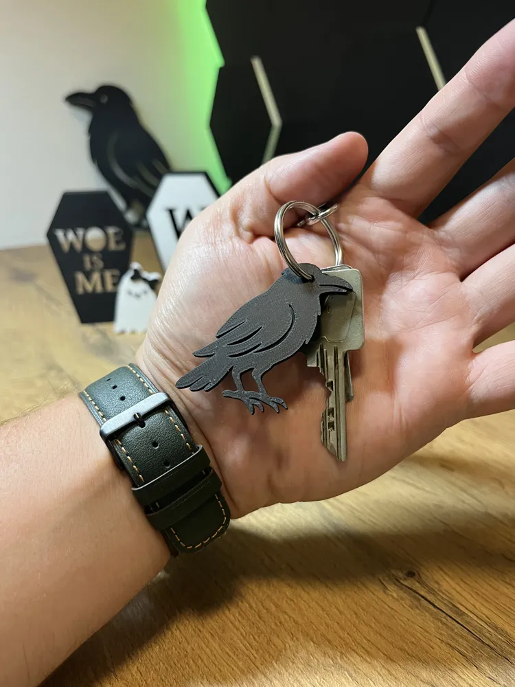 RAVEN – Key Chain - Free 3D Print Model - MakerWorld