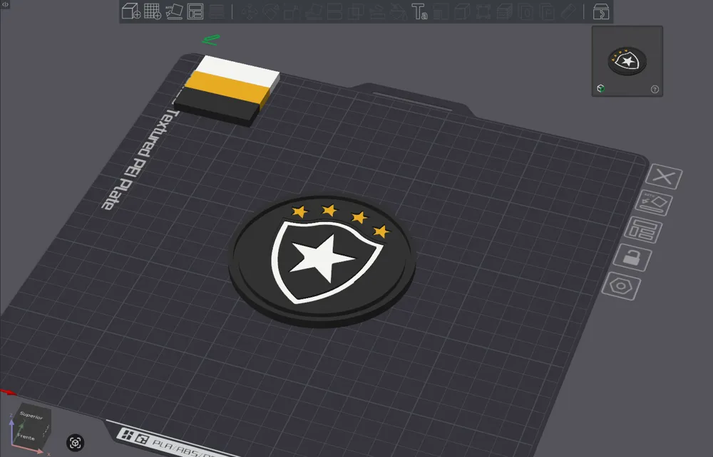 Botafogo Coaster - Free 3D Print Model - MakerWorld