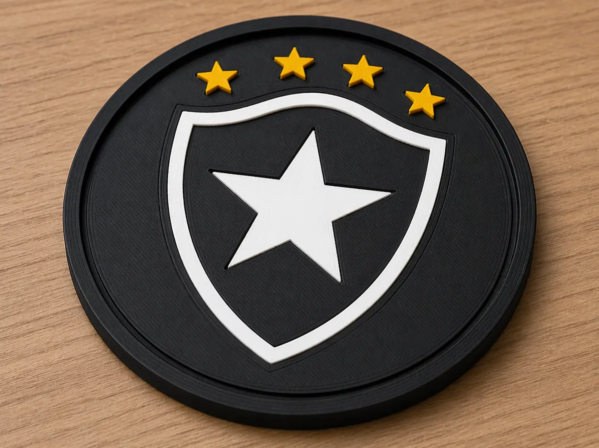 Botafogo Coaster - Free 3D Print Model - MakerWorld