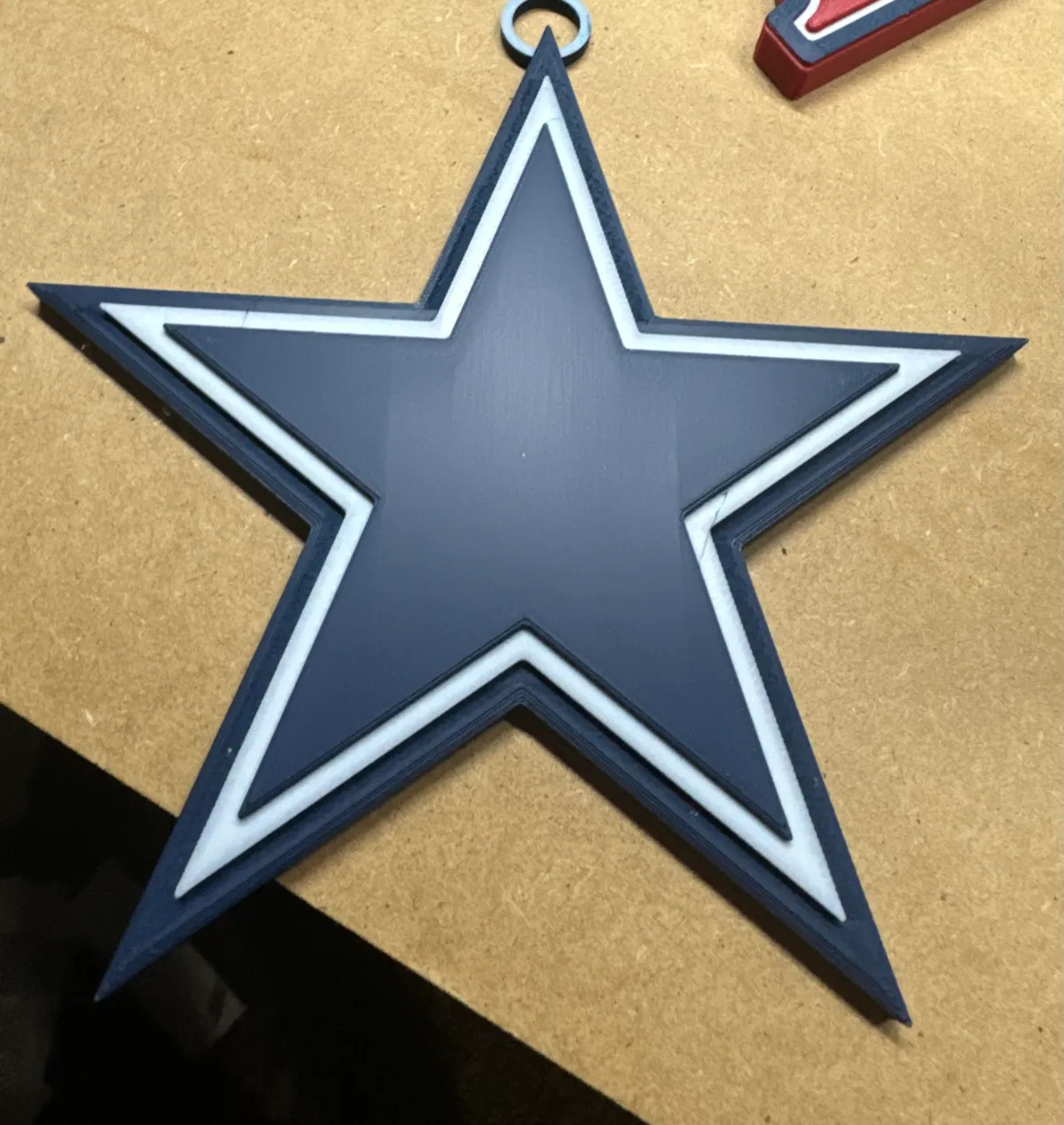 Dallas Cowboys Oversized Logo Chain NFL - Free 3D Print Model - MakerWorld