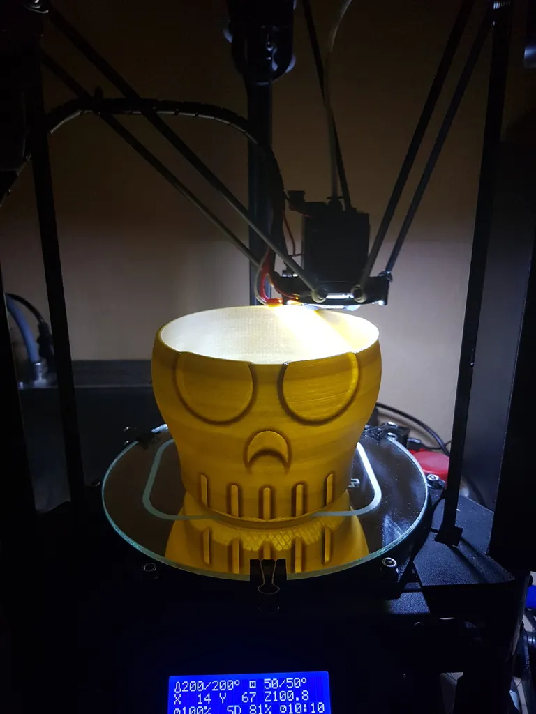 70mm LED Ring mount for Anycubic Kossel by planetace - MakerWorld