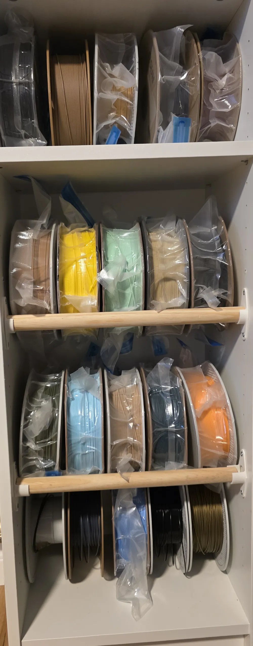 Ikea Billy Spool Holders by CirclePrint MakerWorld: Download Free 3D Models