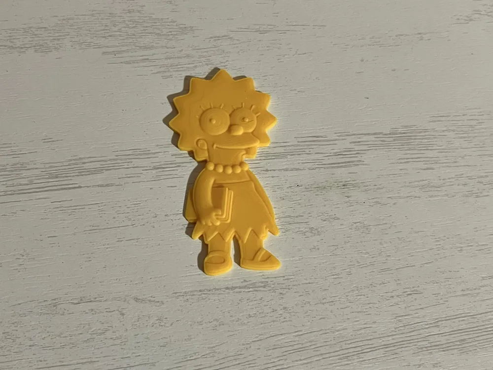 2D Lisa Simpson - Free 3D Print Model - MakerWorld