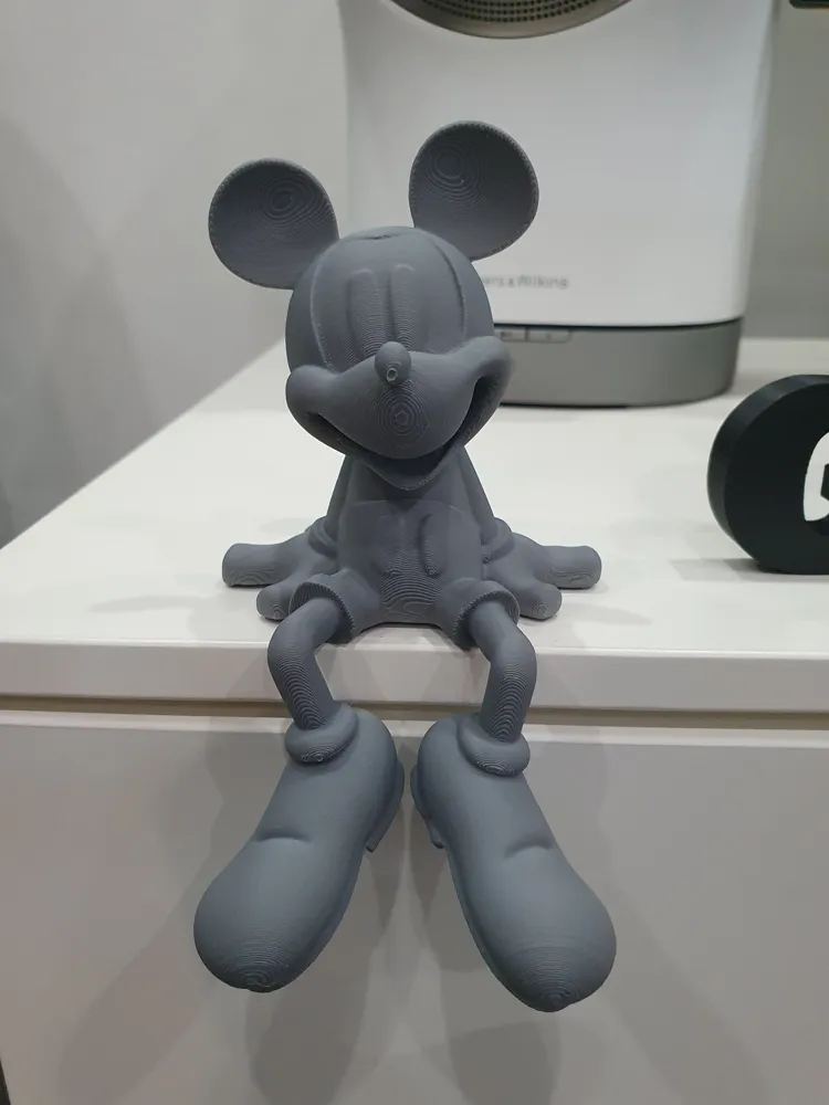 Mickey Mouse seated - Free 3D Print Model - MakerWorld