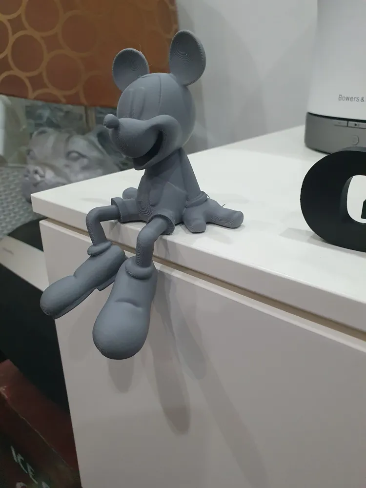 Mickey Mouse seated - Free 3D Print Model - MakerWorld