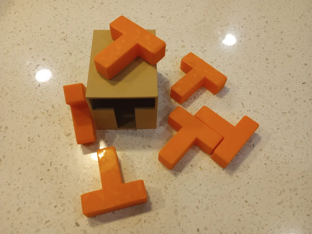 The 6 T Box Puzzle by PuzzledKiwi MakerWorld: Download Free 3D Models