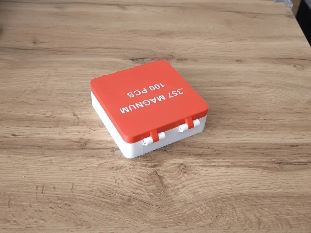 Ammo box - .357 MAGNUM (100 pcs) by motorola2001 - MakerWorld