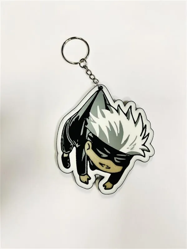 Satoru Gojō KEYCHAIN, Jujutsu Kaisen - Free 3D Print Model - MakerWorld