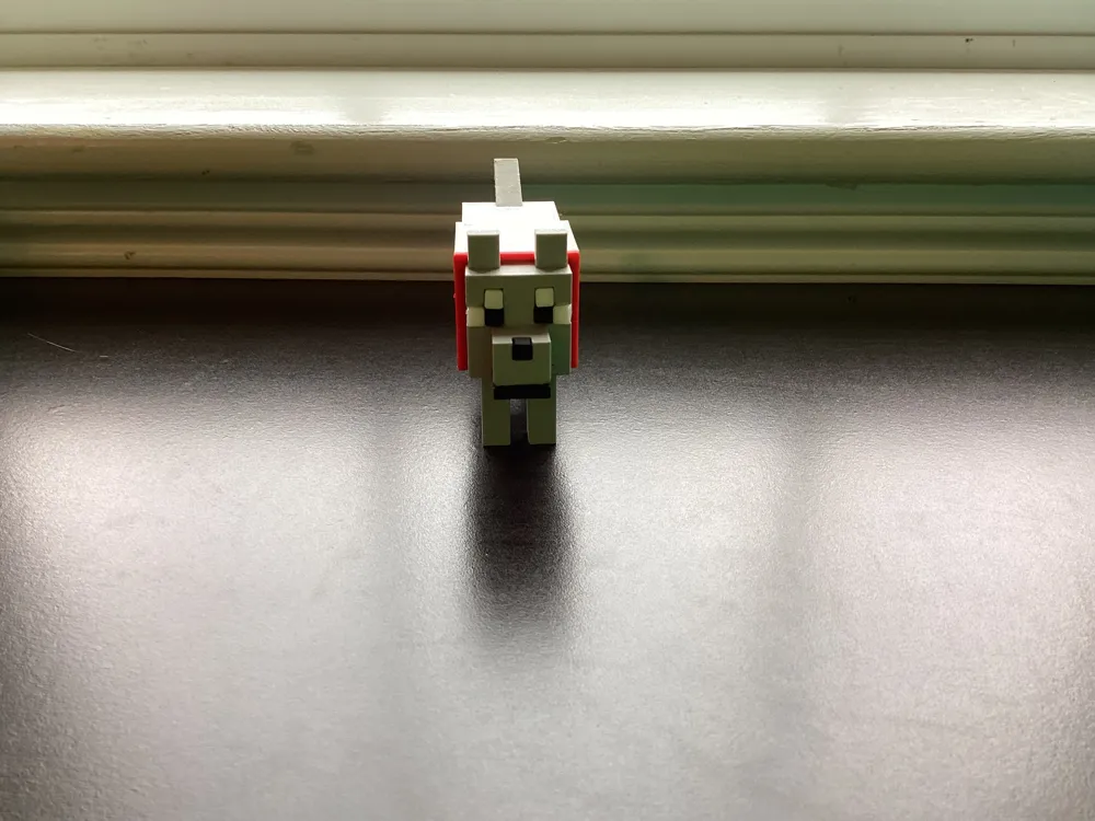 Perro de Minecraft - Modelo de impresión 3D gratuito - MakerWorld