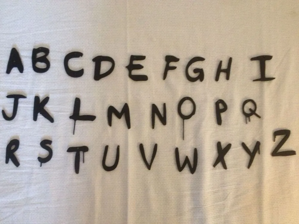 Stranger Things Light Wall Deco Alphabet - Free 3D Print Model - MakerWorld