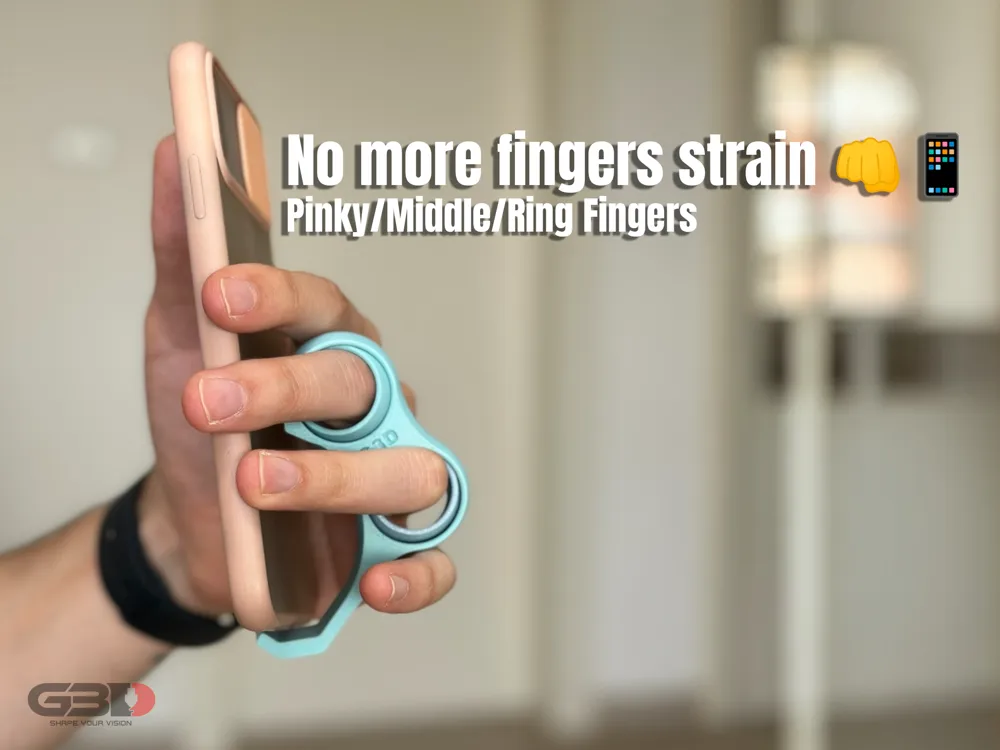 Pinky Buddy | Ergonomic Phone Grip & Fidget by G3D Printlab MakerWorld: Download Free 3D Models