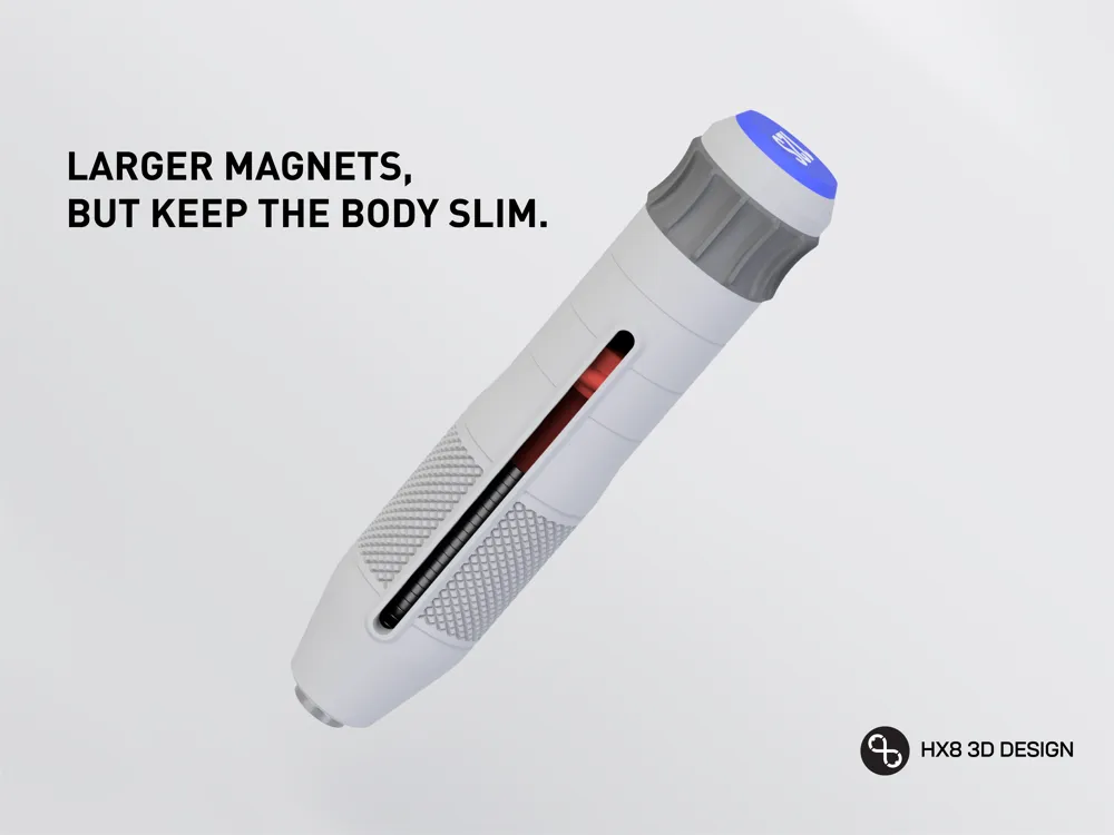HX8 Magnet Pen XL Precise Control - Free 3D Print Model - MakerWorld