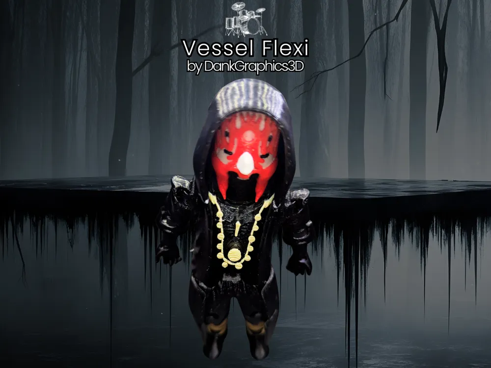 Sleep Token Articulated Vessel Flexi - Free 3D Print Model - MakerWorld