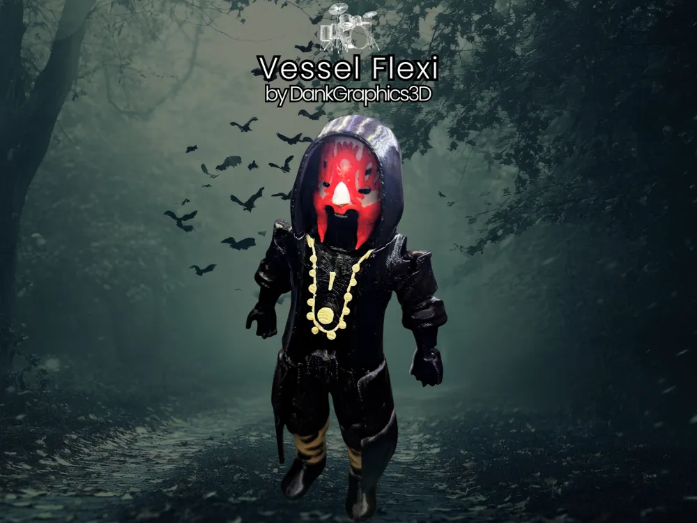 Sleep Token Articulated Vessel Flexi - Free 3D Print Model - MakerWorld