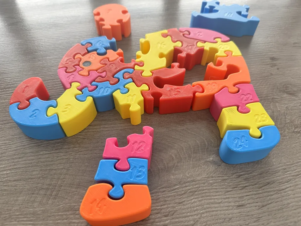 elephant Puzzle 3years - Free 3D Print Model - MakerWorld