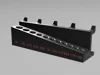 Pegboard SAE Hex Key Holder | Multi-Color Labels - Free 3D Print Model ...