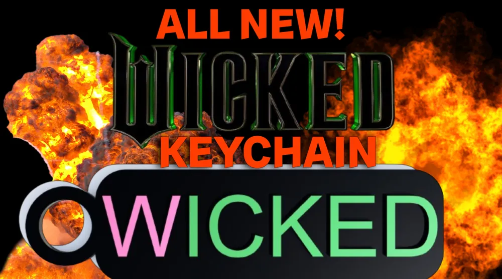 Wicked key chain by Captain Chase - MakerWorld
