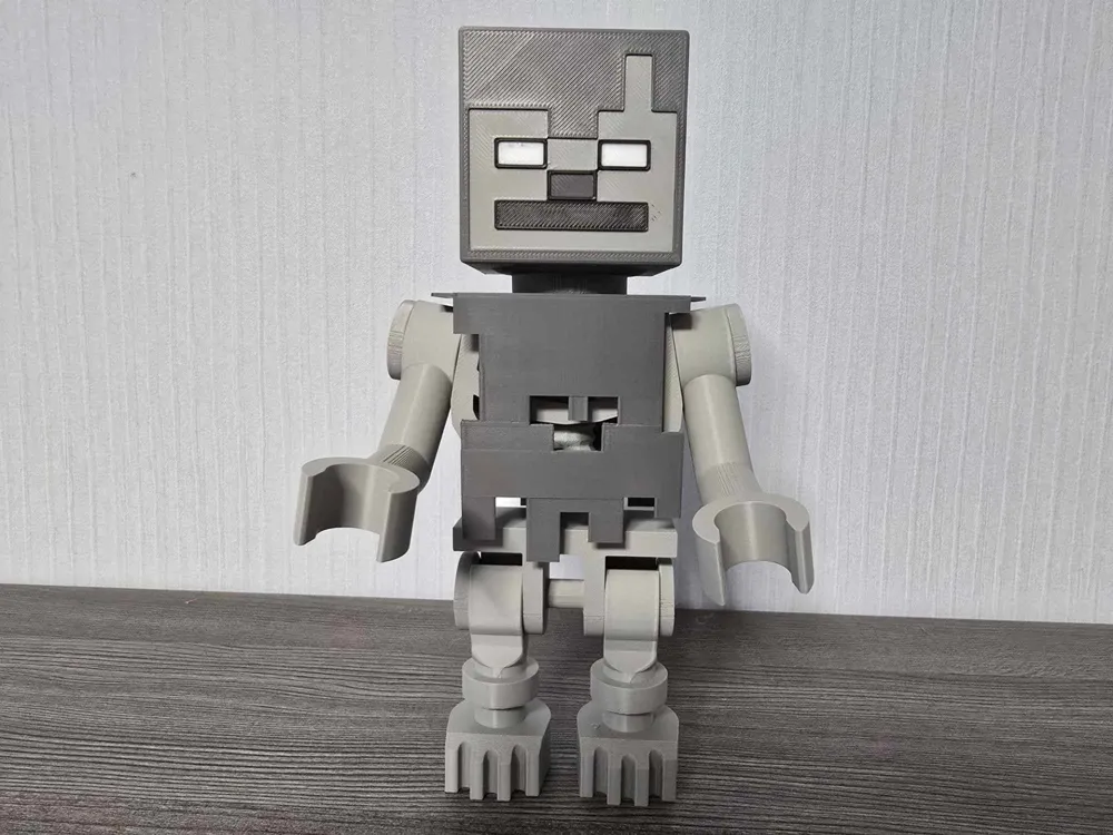 Skeleton Stray - Minecraft * 500% ~21cm - Free 3D Print Model - MakerWorld