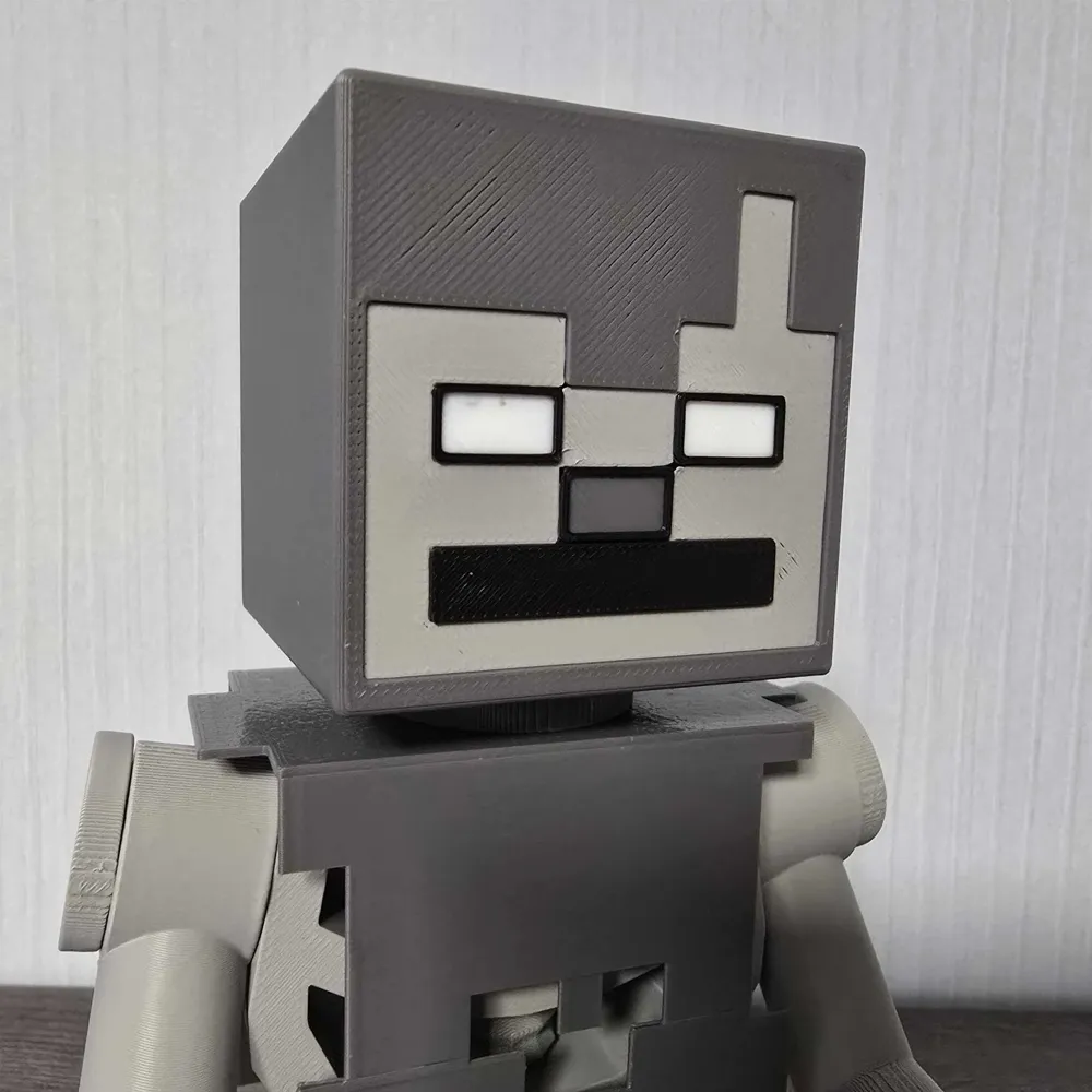 Skeleton Stray - Minecraft * 500% ~21cm - Free 3D Print Model - MakerWorld