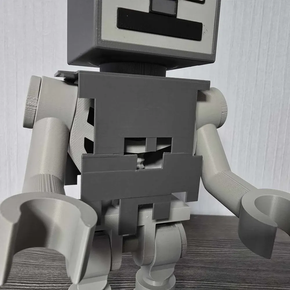 Skeleton Stray - Minecraft * 500% ~21cm - Free 3D Print Model - MakerWorld