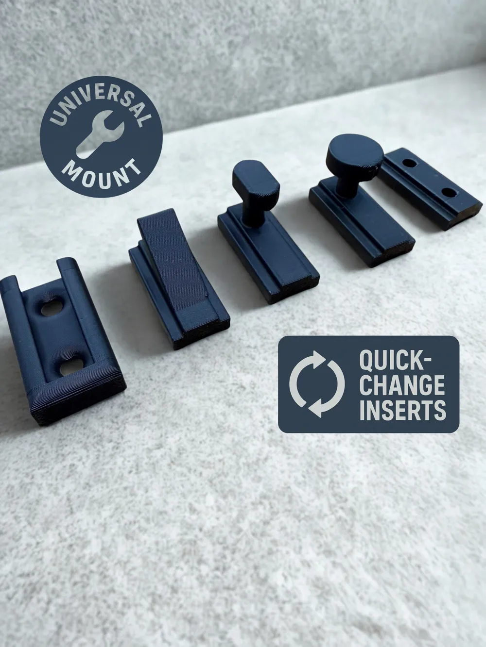 Quick-Change Wall Mount by The Maker Dad MakerWorld: Download Free 3D ...