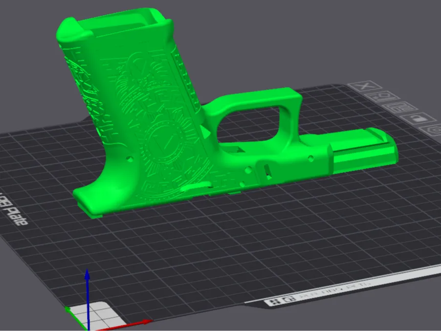 glock 17 frame roman empire by Bulma MakerWorld: Download Free 3D Models