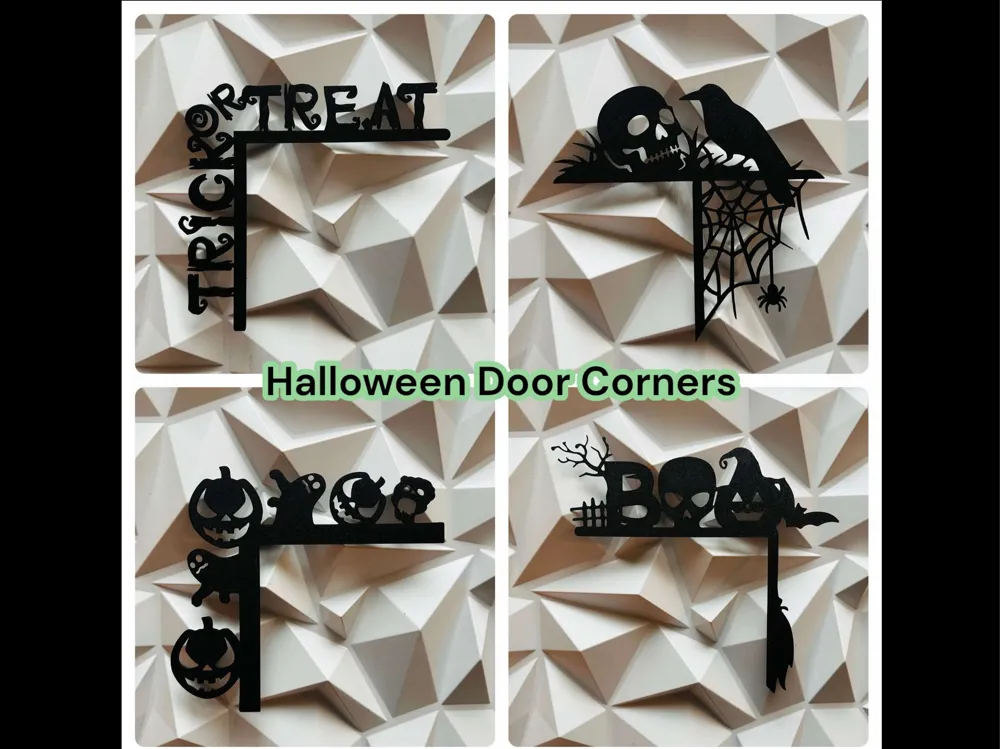 Halloween Door Corners Pack 1 by Williams Industries MakerWorld ...