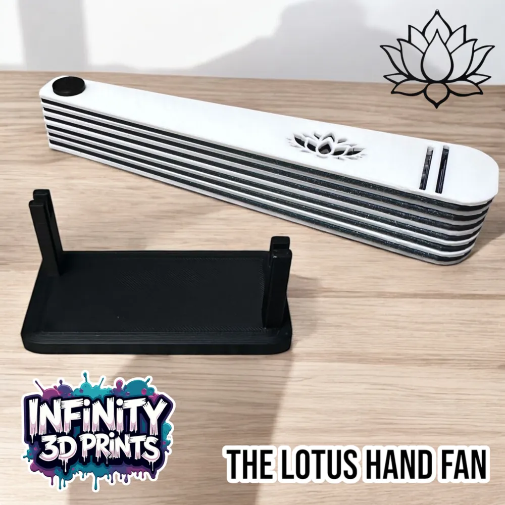 THE LOTUS HAND FAN by INFINITY 3D PRINTS MakerWorld: Download Free 3D ...