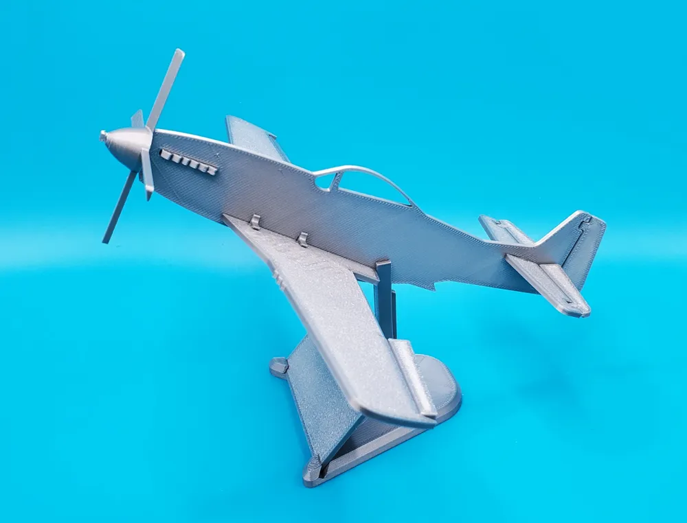 P-51D Mustang WWII Fighter Airplane Model Kit by Fight2Fly - MakerWorld
