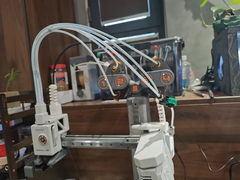 [Lao Teng] A-Series Six-Way Feed Inlet 4+1 Five-Tube Hub, Compatible ...