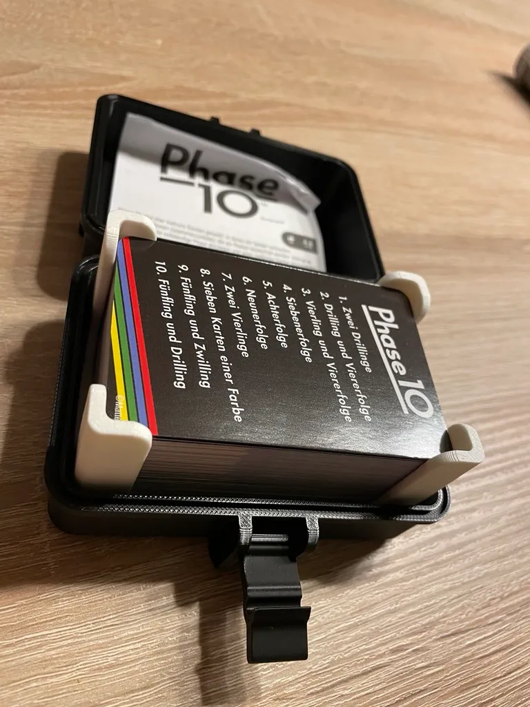 Phase 10 Kartenbox /print in place/ ohne schrauben Remixed by Jakob1508 ...