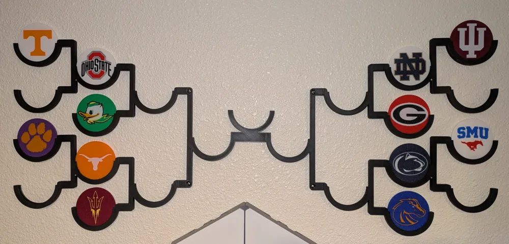 4 8 12 16 Team Bracket Display | Coaster Display by mikelb0013 ...