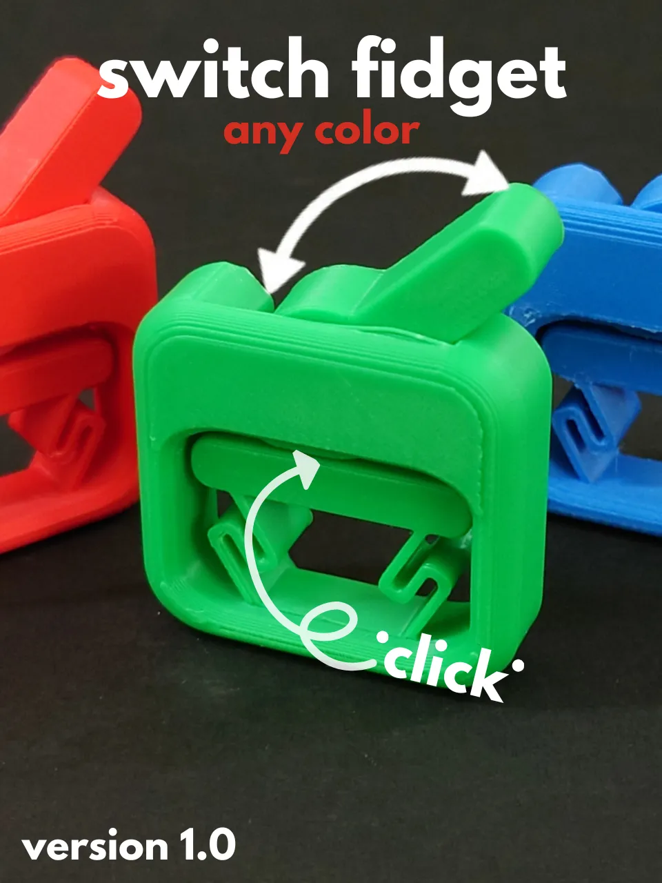 Print-in-Place Fidget Switch by Typool MakerWorld: Download Free 3D Models