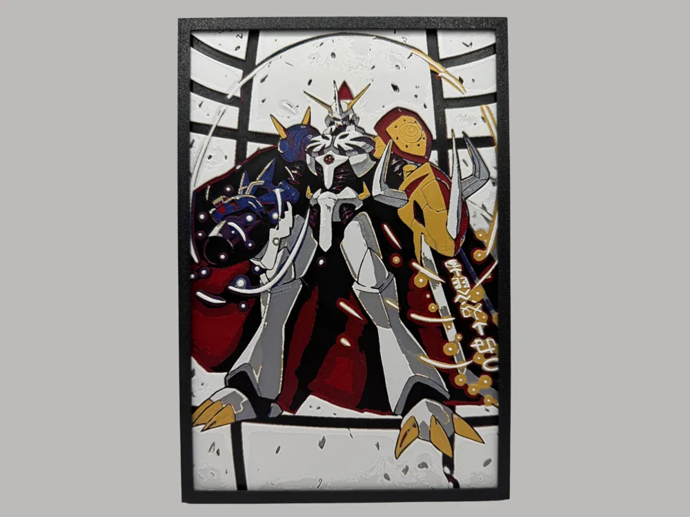 Omnimon - Digimon Hueforge by Canadian Gamer - MakerWorld