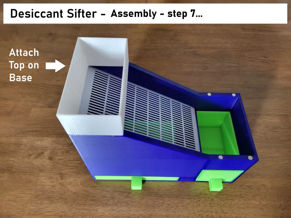 Desiccant Sifter by Phil Caruso MakerWorld: Download Free 3D Models