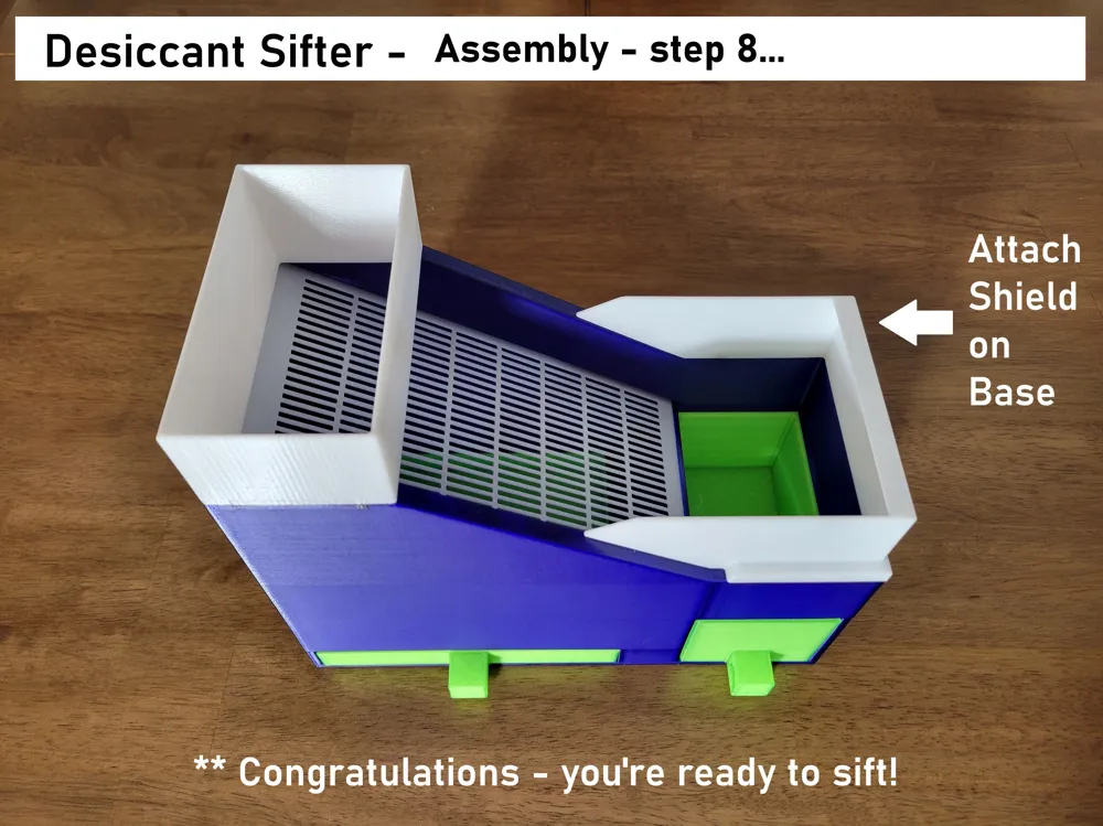 Desiccant Sifter by Phil Caruso MakerWorld: Download Free 3D Models