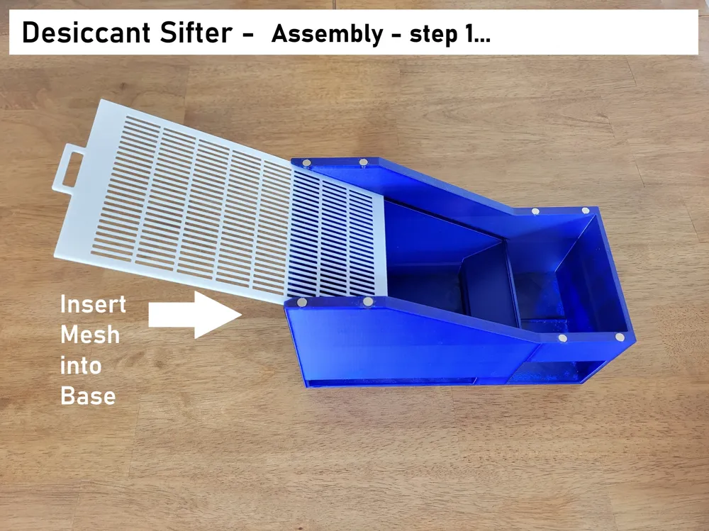 Desiccant Sifter by Phil Caruso MakerWorld: Download Free 3D Models