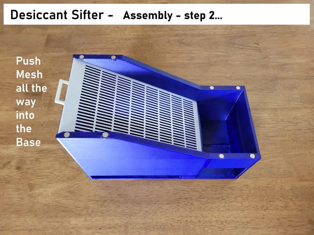 Desiccant Sifter by Phil Caruso MakerWorld: Download Free 3D Models