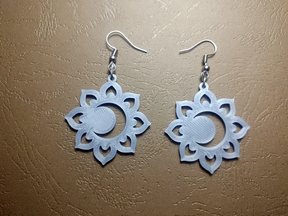Eclipse of Souls Earrings by webbuster MakerWorld: Download Free 3D Models