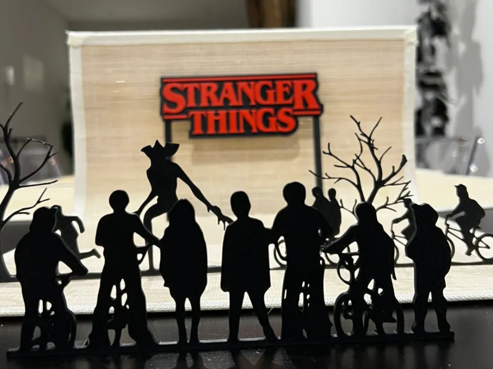 Stranger Things Cake Topper - Free 3D Print Model - MakerWorld