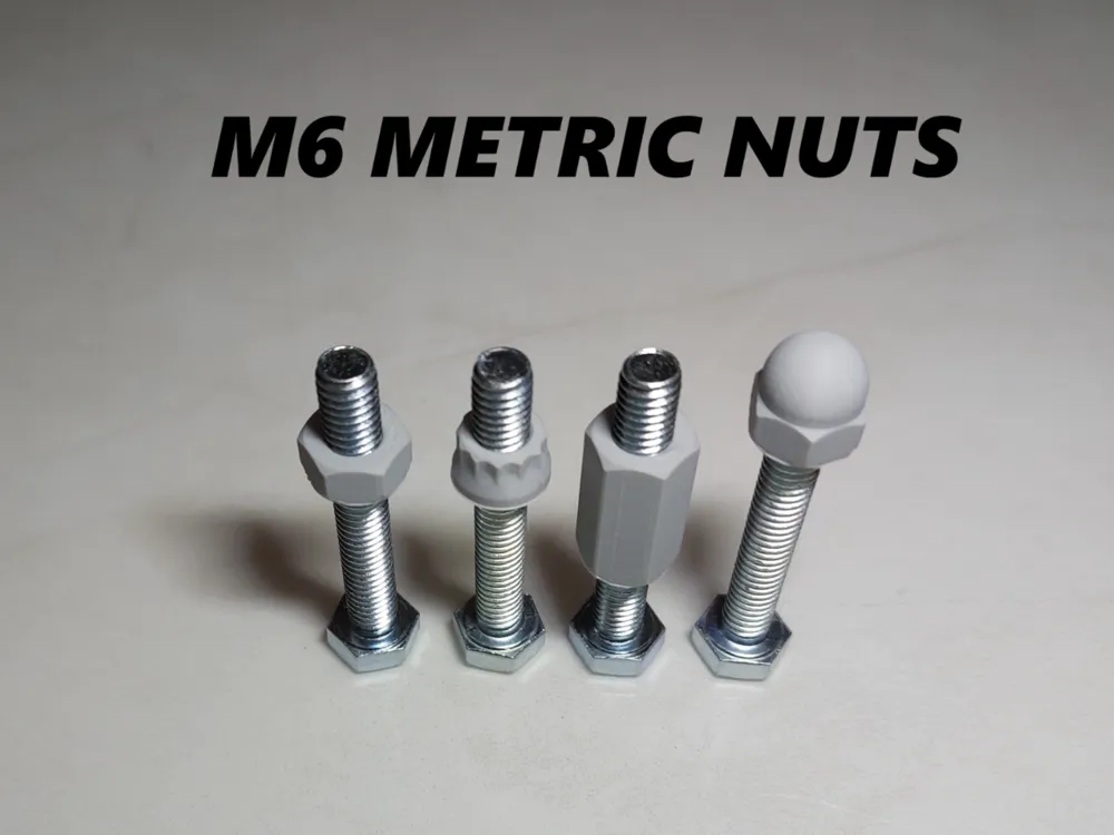 M6 Metric Nuts by Mires MakerWorld: Download Free 3D Models