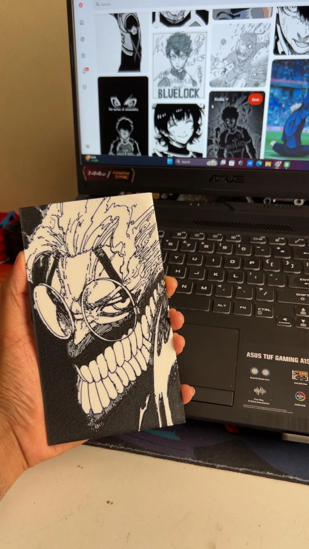 Dandadan manga panel wall art - Free 3D Print Model - MakerWorld