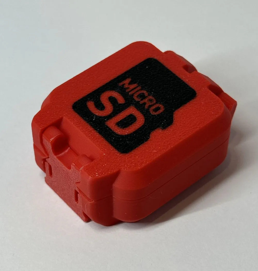 MicroSD Card Container 2.0 - SnapLock Edition Remixed by ...