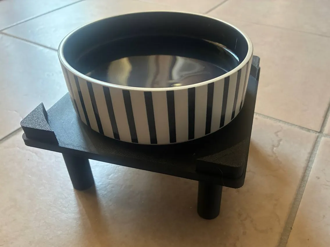 Cat-dog bowl riser - Free 3D Print Model - MakerWorld
