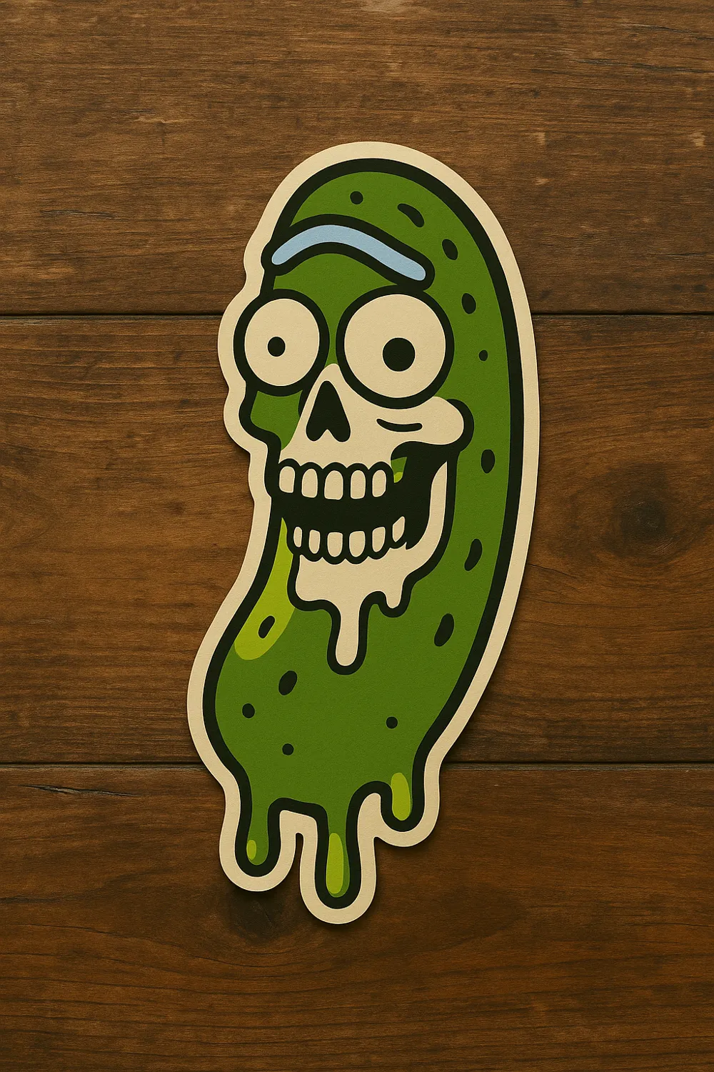 Pickle Rick Skull Wallart by 3DPrintsForYou MakerWorld: Download Free ...