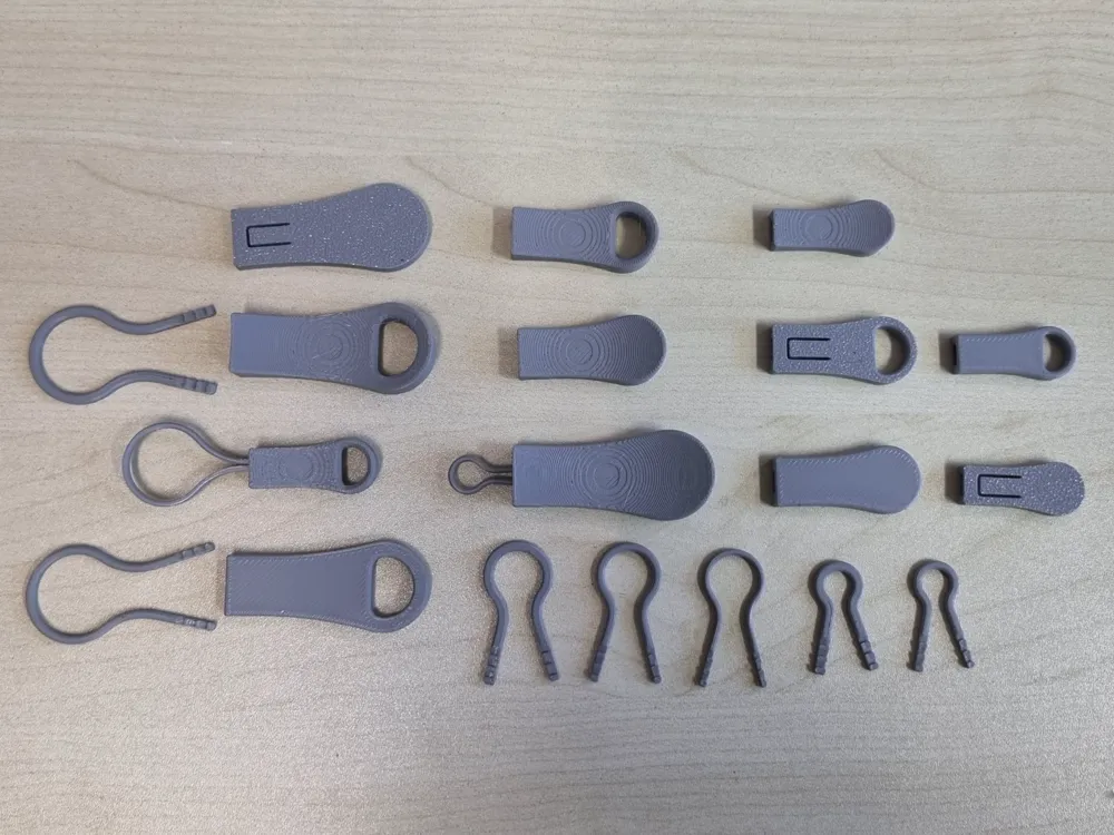 Zipper Pull Tab Pack - Free 3D Print Model - MakerWorld