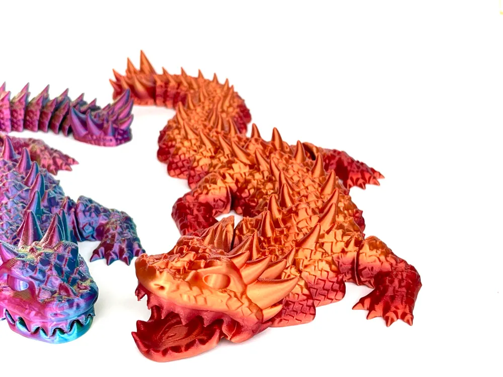 The Bone Shaper - Articulated Dragon by hollowmaker - MakerWorld